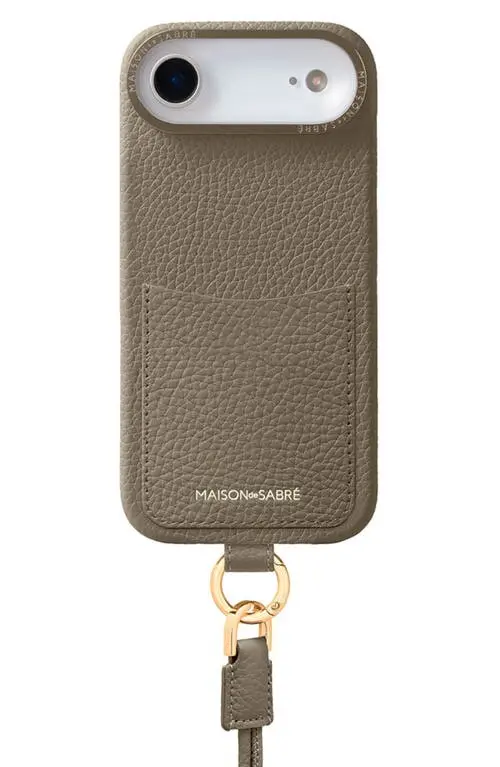 MAISON DE SABRE Sling Phone Case - Cashmere Clay