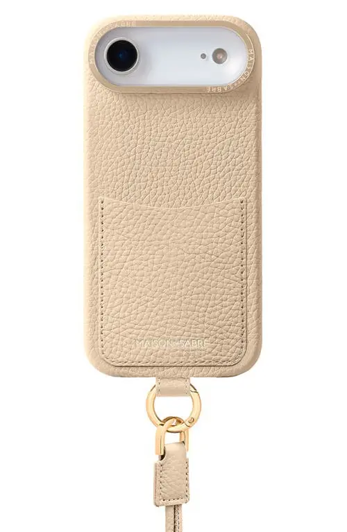 MAISON DE SABRE Sling Phone Case - Saharan Nude