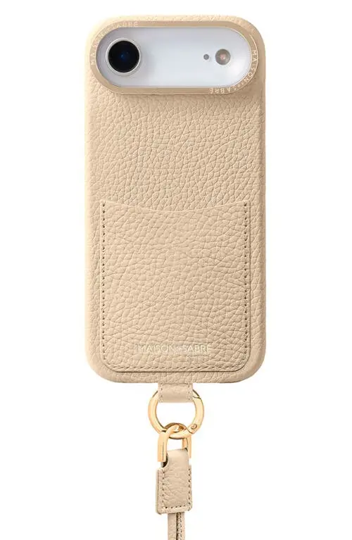 MAISON DE SABRE Sling Phone Case - Saharan Nude