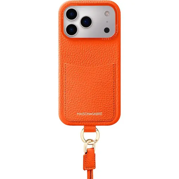 MAISON DE SABRE Sling Phone Case - Manhattan Orange
