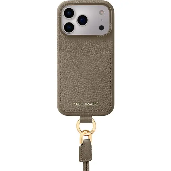 MAISON DE SABRE Sling Phone Case - Cashmere Clay