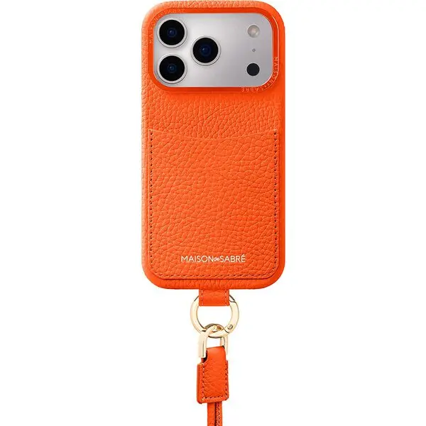 MAISON DE SABRE Sling Phone Case - Manhattan Orange