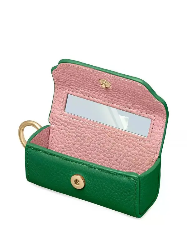 MAISON DE SABRE Leather Lipstick Charm - Green