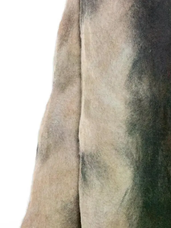 SILVANA Jagged-edge Scarf - Grey
