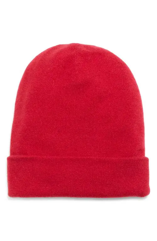 Johnstons Of Elgin Braemar Cashmere Beanie - Se5325 Claret