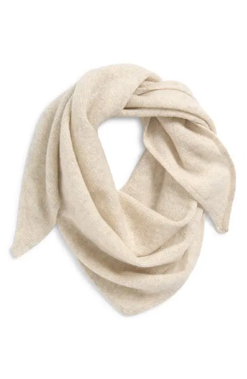 Johnstons Of Elgin Reel Cashmere Triangle Scarf - Lunan Sand