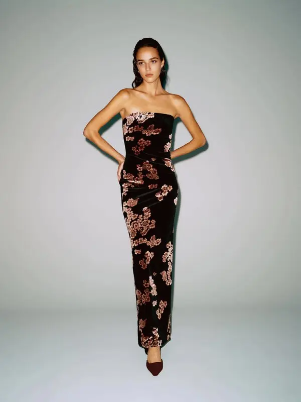 REFORMATION Ellison Knit Maxi Dress - Black