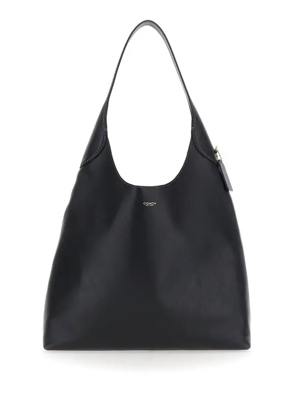 Coach Brooklyn Large' Shoulder Bag With Logo Lettering On The Front In Leather