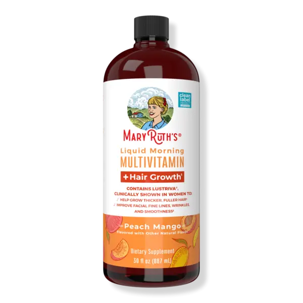 MARYRUTH'S Liquid Morning Multivitamin + Hair Growth Peach Mango - One-color
