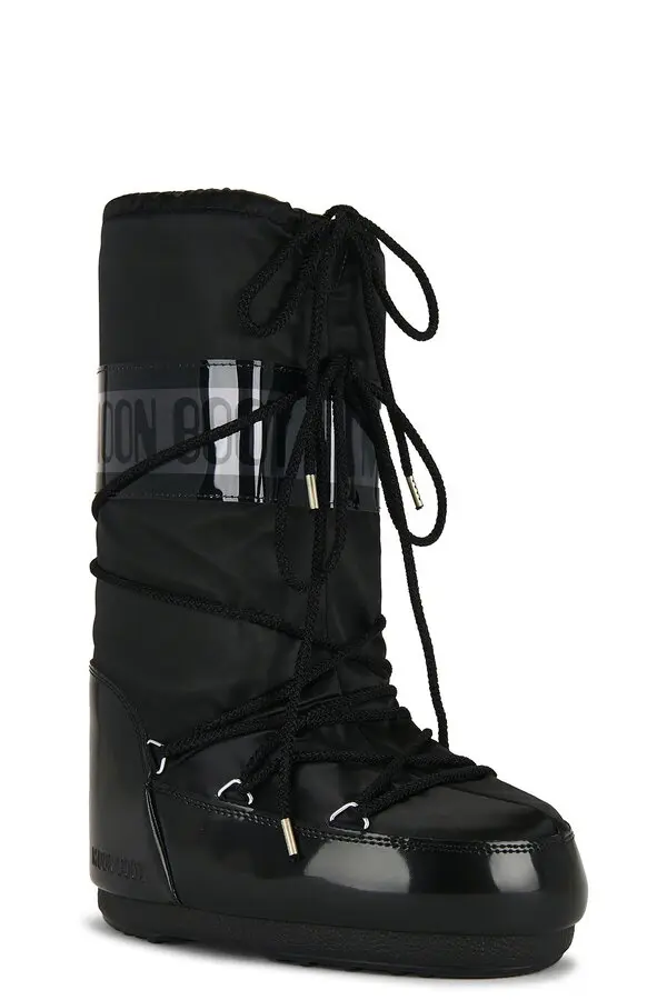 Moon Boot Icon Glance Boots - Black