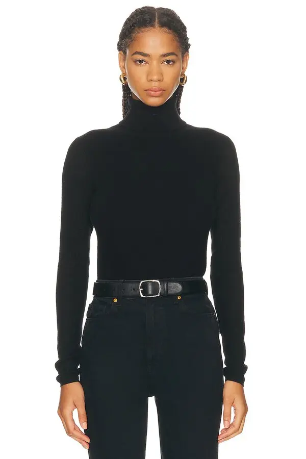 Burberry Turtleneck Sweater - Black