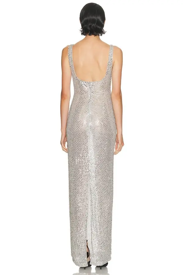 Retrofete Xiomara Embellished Maxi Dress
