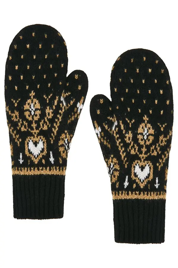 Khaite Christel Mittens - Black