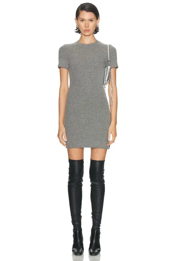 Alexander Wang Hotfix Crewneck Dress