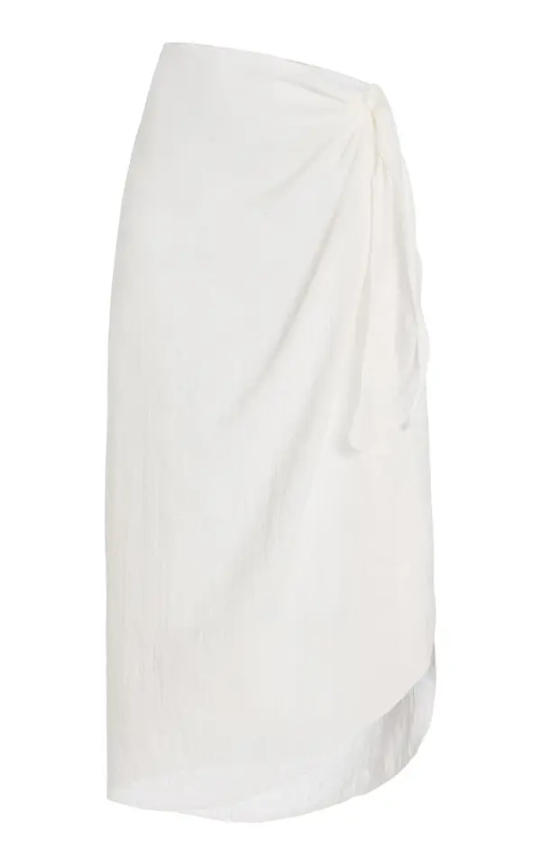 MARE PERPETUA Linen Sarong - White