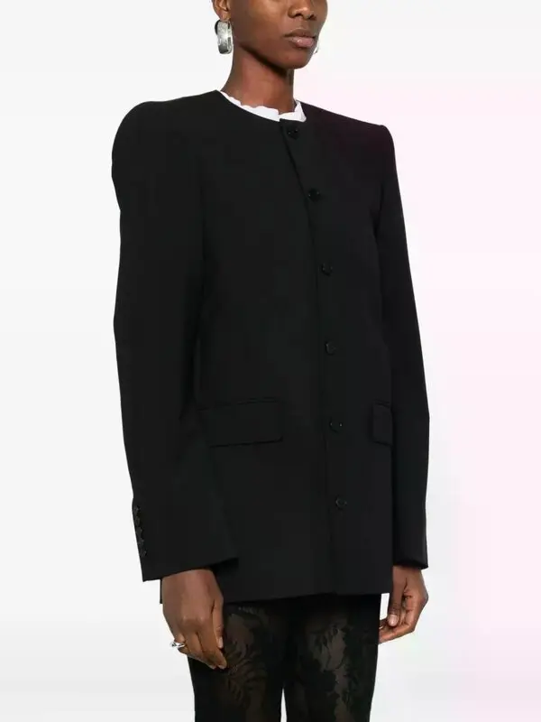 ALAINPAUL Tailored Round-neck Jacket