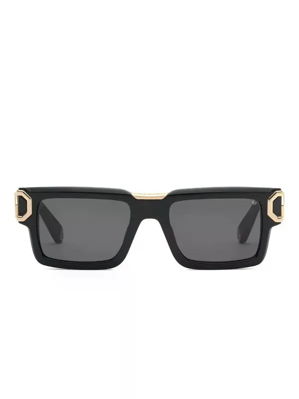 Philipp Plein Rectangular Sunglasses - Black