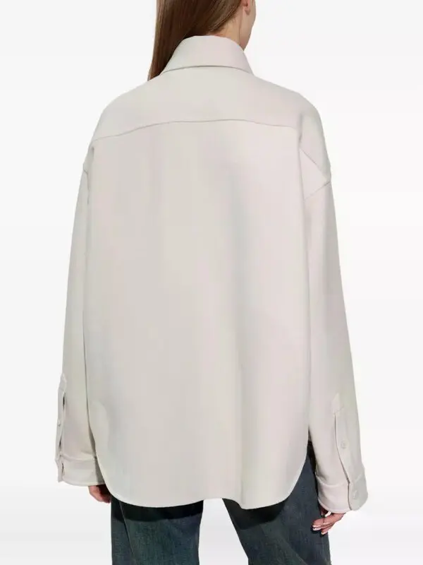 Balenciaga Logo-embroidered Shirt