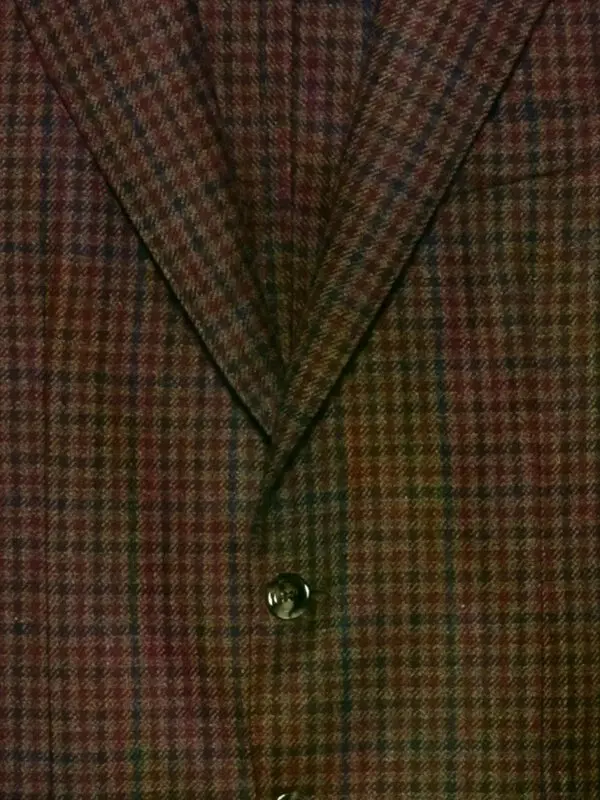 DELL'OGLIO Check Single-breasted Blazer - Brown
