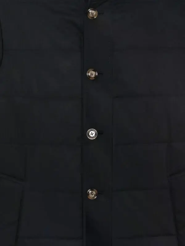 BARBA NAPOLI Quilted Button Coat