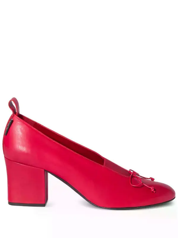Miu Miu 65mm Block-heel Pumps - Red
