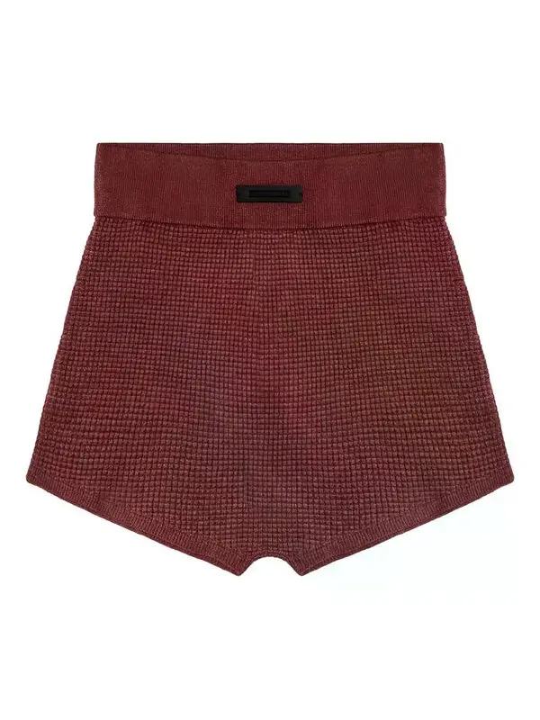 Fear Of God High-waisted Waffle-knit Shorts