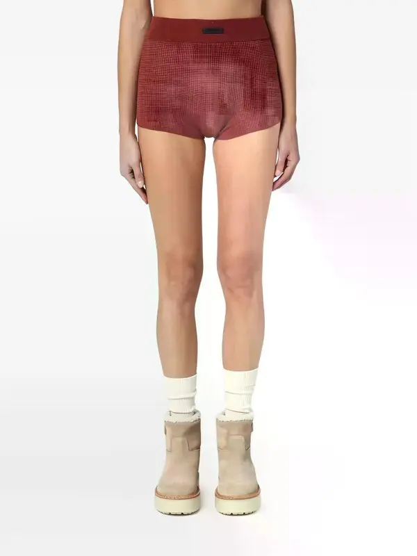 Fear Of God High-waisted Waffle-knit Shorts