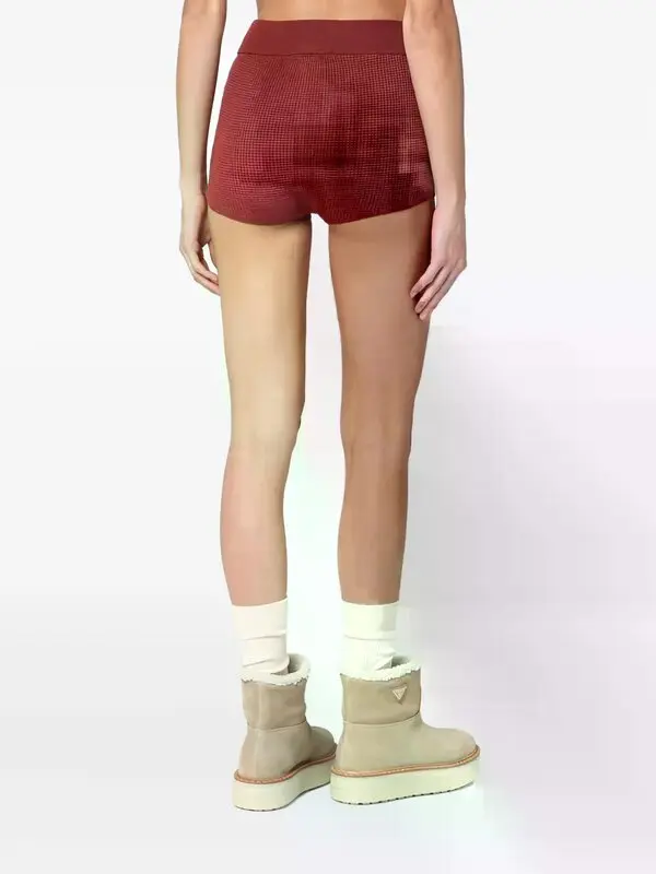 Fear Of God High-waisted Waffle-knit Shorts