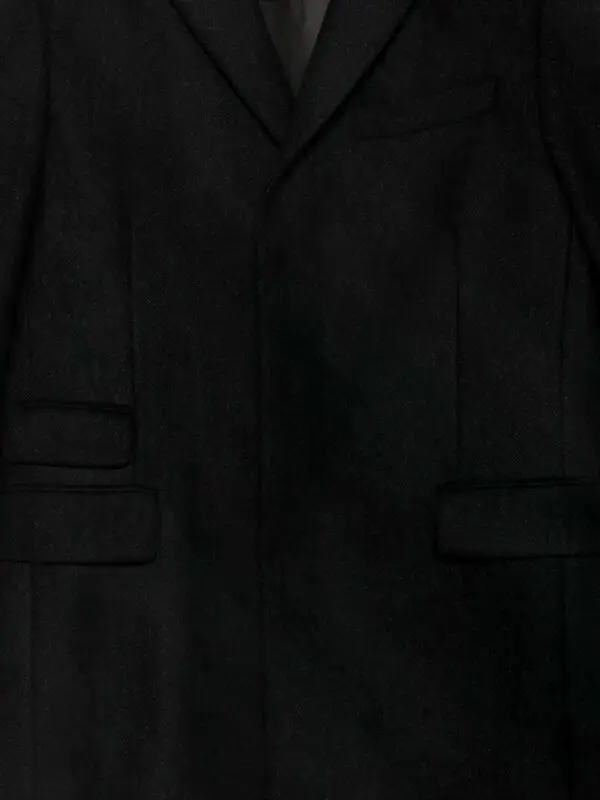 Prada Pocket Buttoned Coat - Grey
