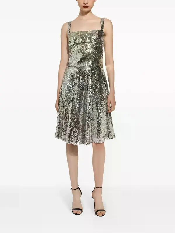 Dolce & Gabbana Sequin A-line Midi Skirt