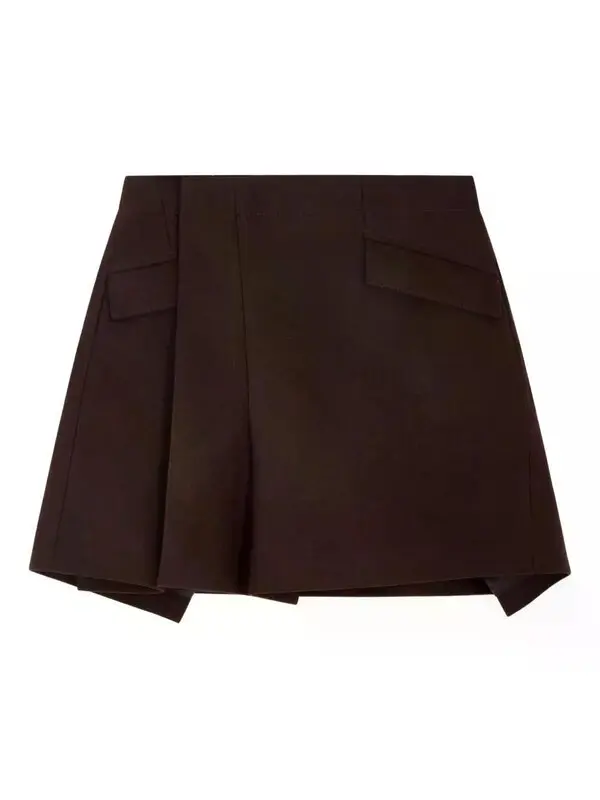Sacai Wrap Mini Skirt