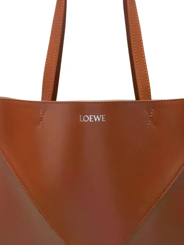 Loewe Puzzle Fold Shoulder Bag - Brown