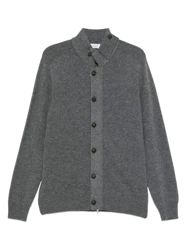 GRAN SASSO High-neck Buttoned Cardigan
