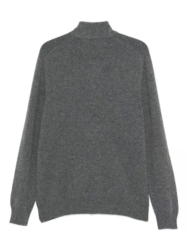 GRAN SASSO High-neck Buttoned Cardigan