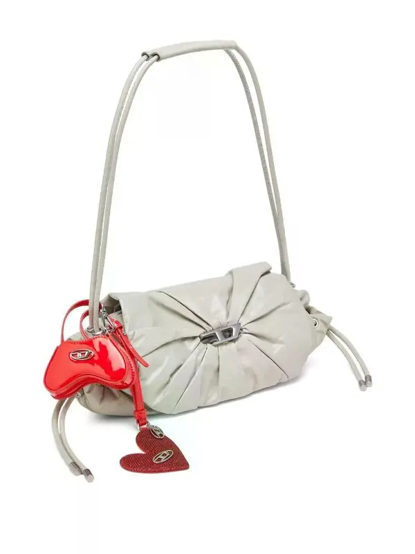 DIESEL® Leather Shoulder Bag - White
