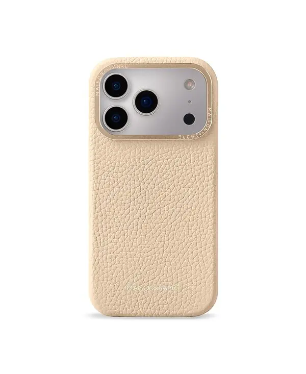 MAISON DE SABRE Leather Phone Case - Saharan Nude