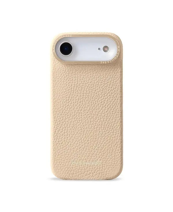 MAISON DE SABRE Leather Phone Case - Saharan Nude