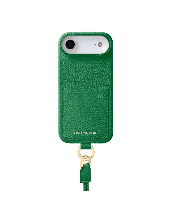 MAISON DE SABRE Sling Iphone 17 Air Phone Case - Emerald Green