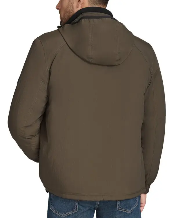 Andrew Marc Gatton Reversible Fleece Jacket - Olive