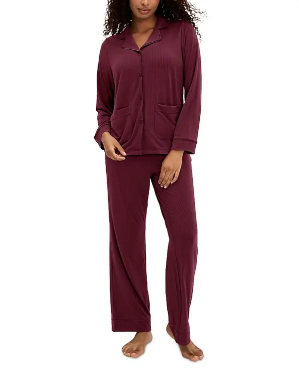 KNIX Wear The Quintessential Sleep Set - Dark Cherry