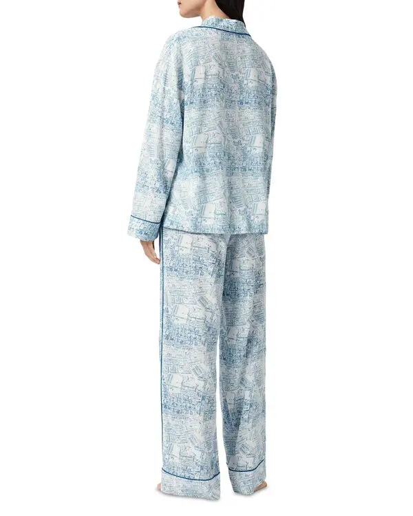 ALLSAINTS Maude Pajama Set - Map Blue