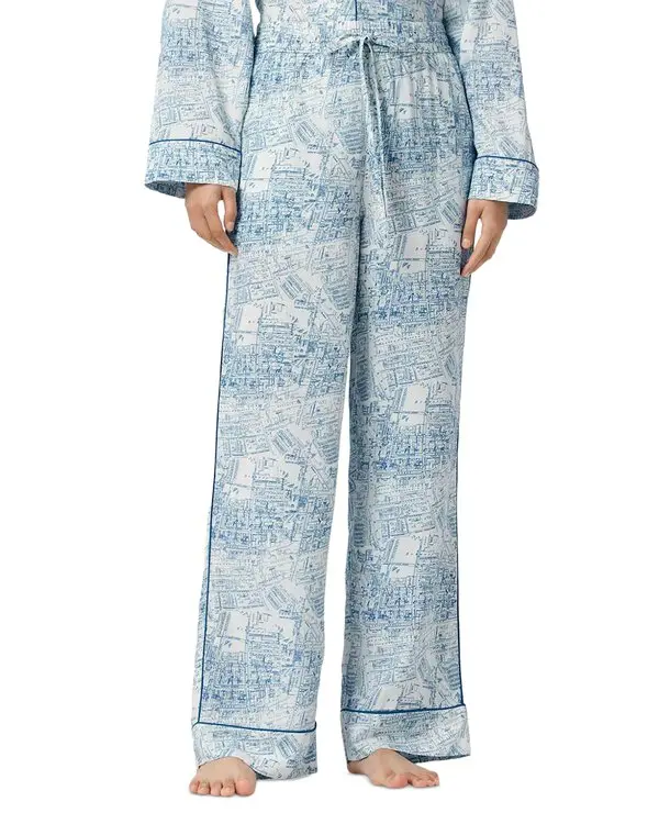 ALLSAINTS Maude Pajama Set - Map Blue