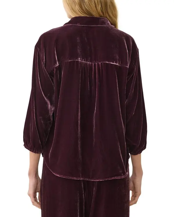 Marine Layer Bella Oversized Velvet Shirt