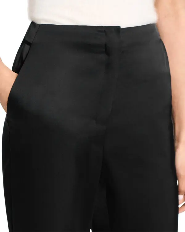 Theory Fluid Satin Pants - Black