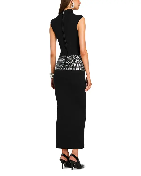 Retrofete Embellished Knit Maxi Dress