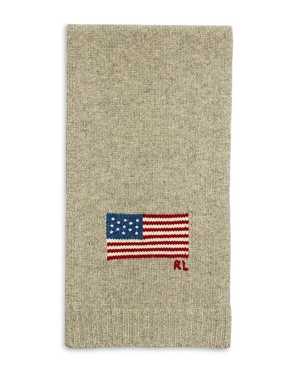 Polo Ralph Lauren Flag Scarf - Andover Heather