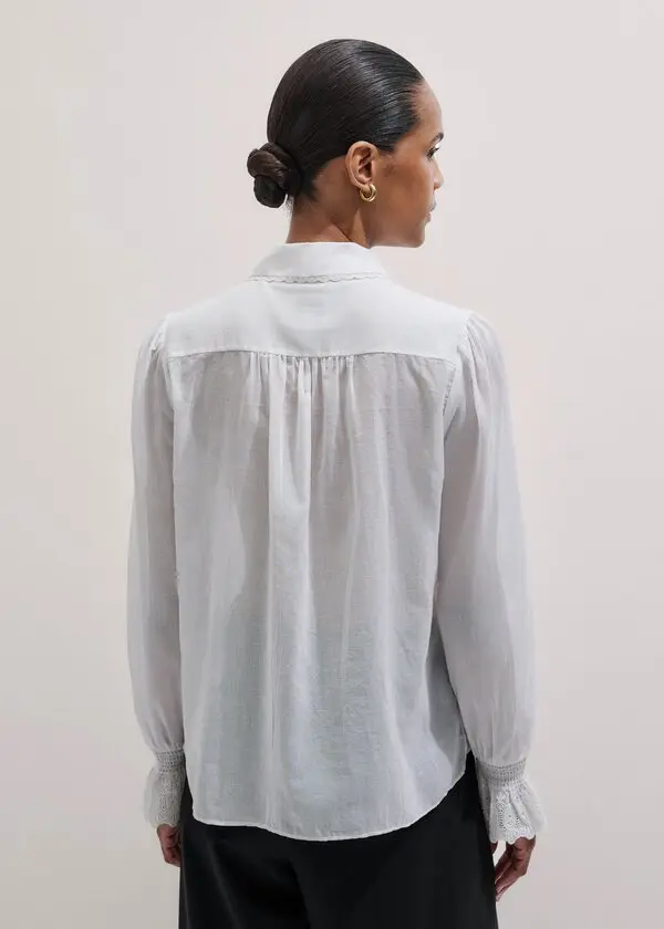 ME+EM Intricate Embroidery Blouse