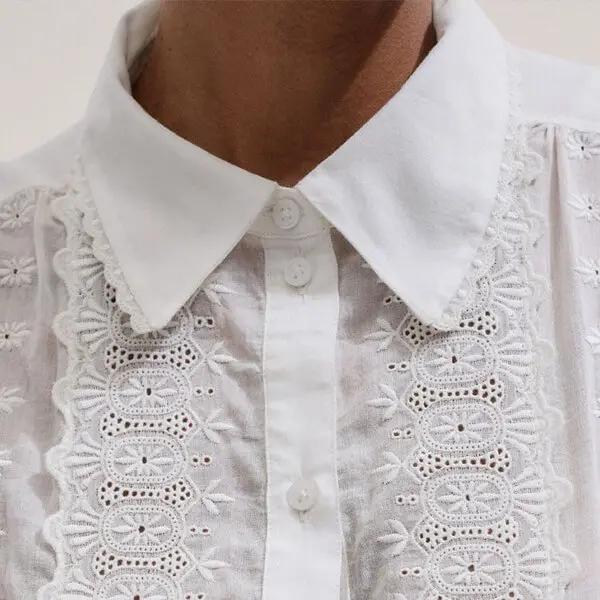 ME+EM Intricate Embroidery Blouse