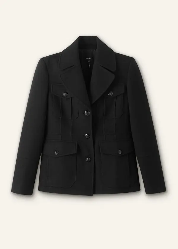 ME+EM Longline Fitted Military Jacket