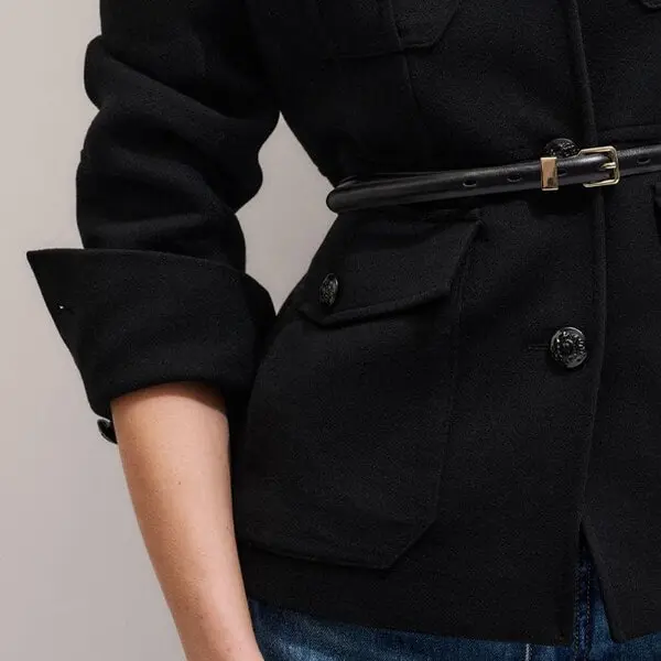 ME+EM Longline Fitted Military Jacket